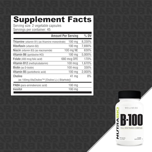 high potency vitamin b complex capsules