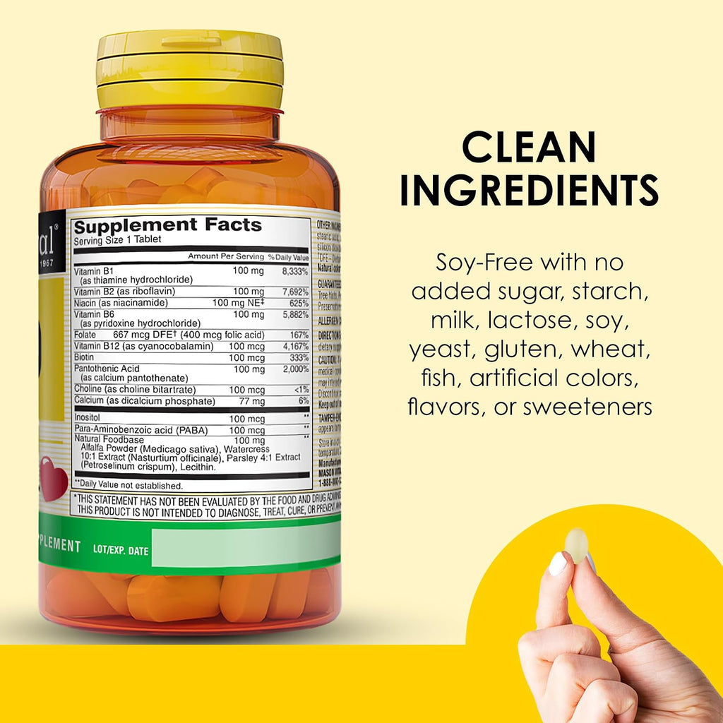 High potency vitamin B complex formula