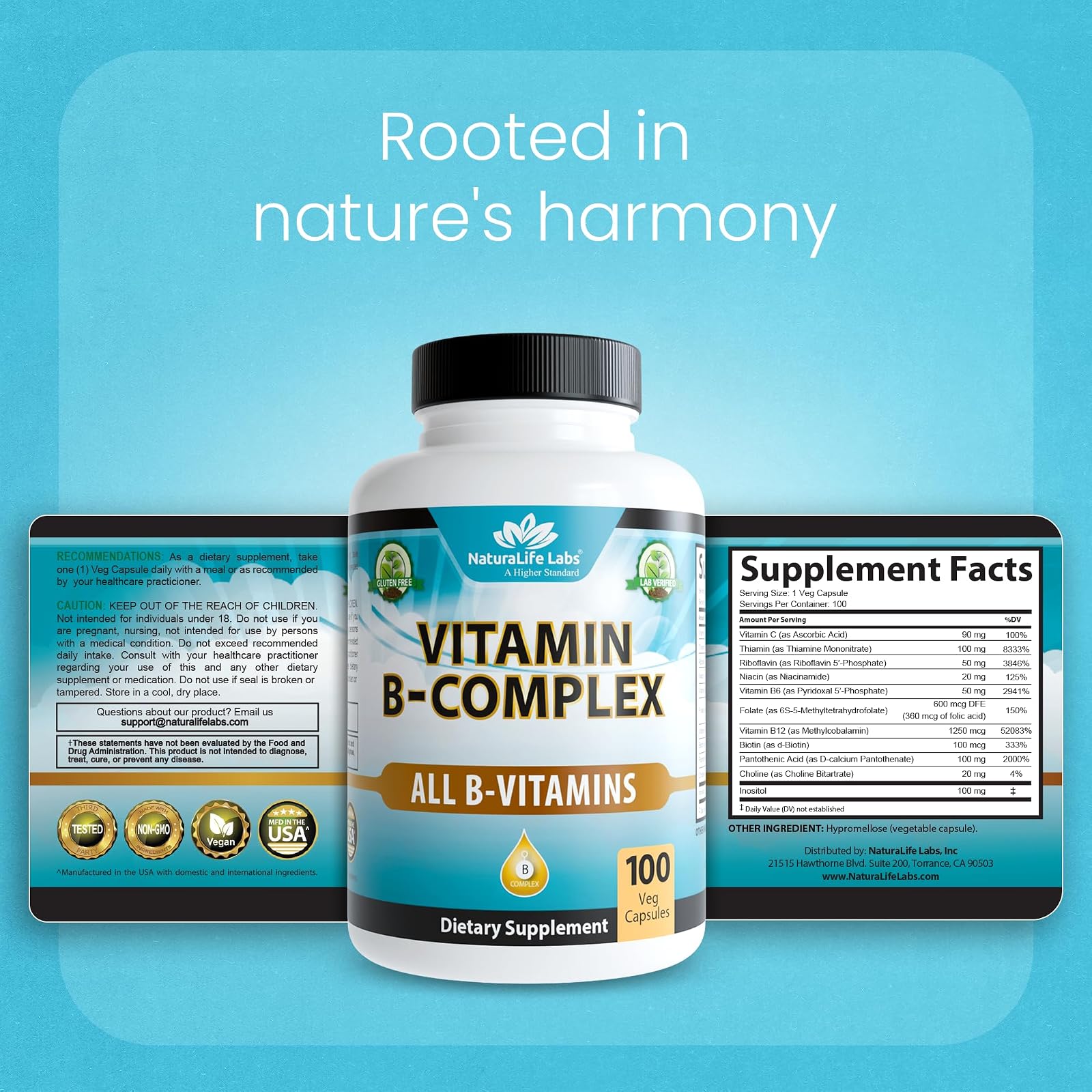 high potency vitamin b complex formula