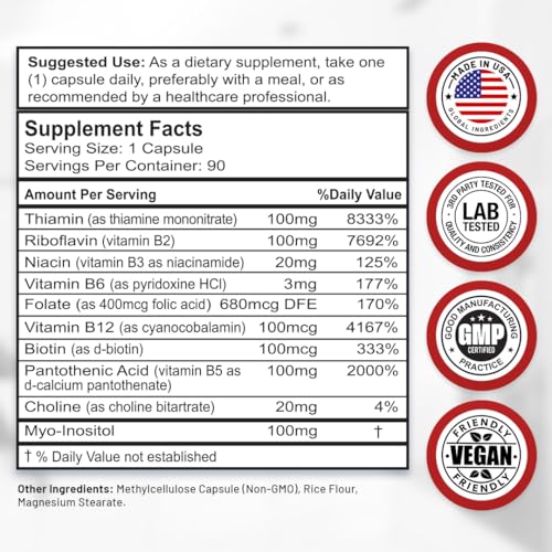 high potency vitamin b complex supplement