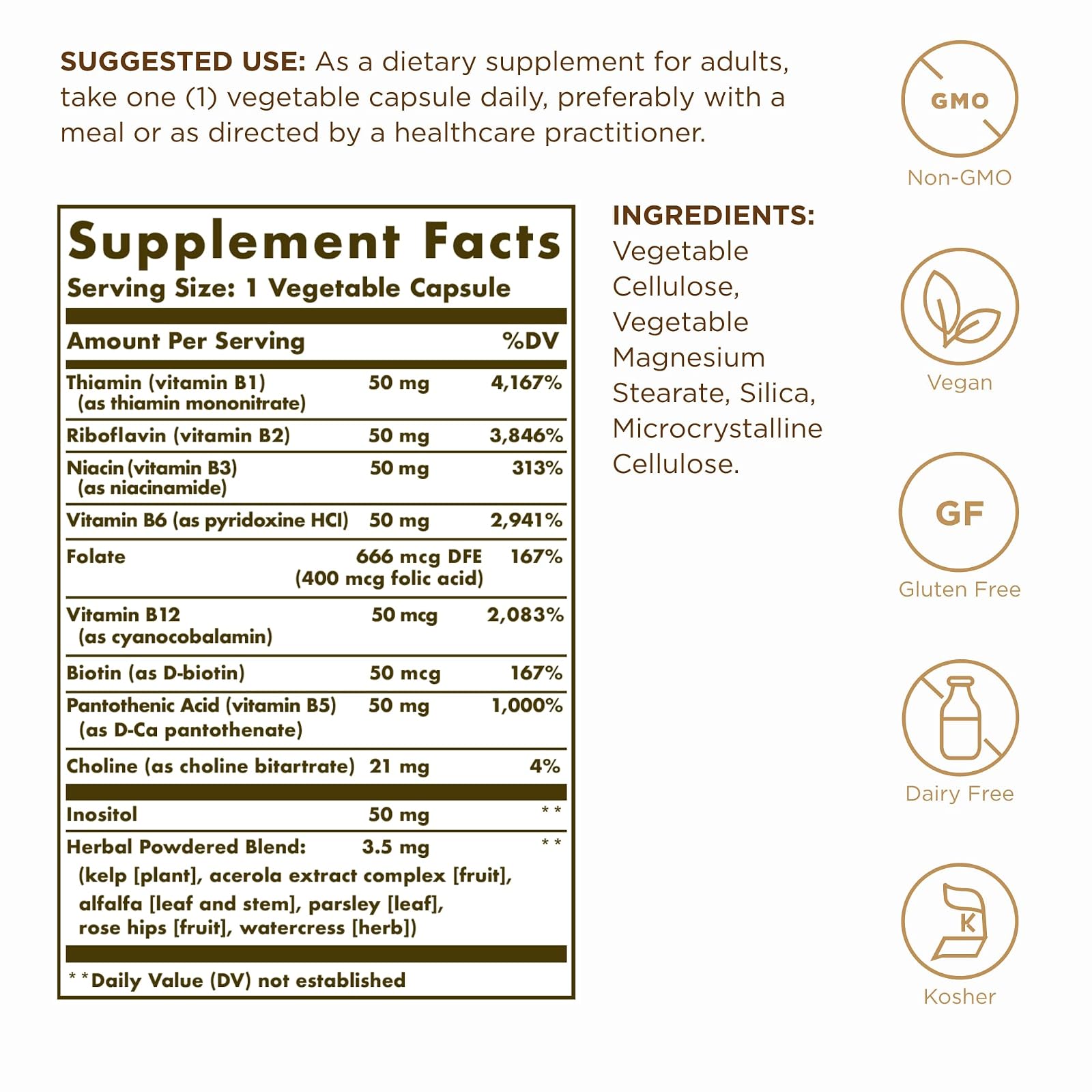 high potency vitamin b complex