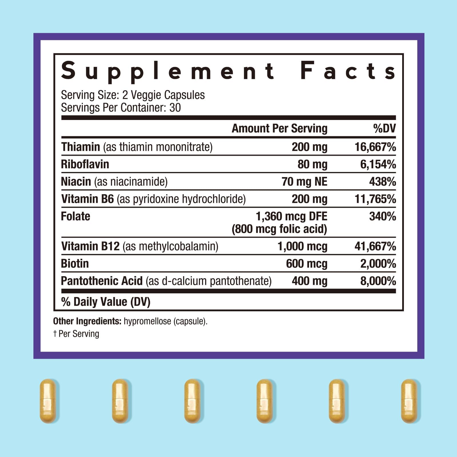 high potency vitamin B complex