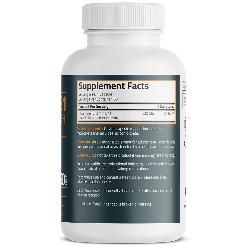 high potency vitamin B1 for energy