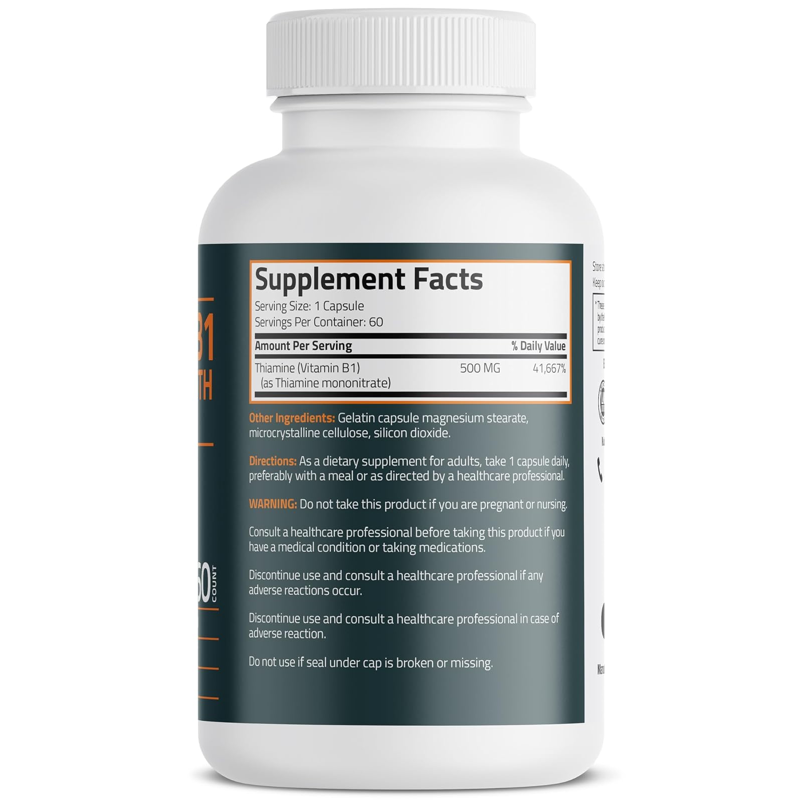 high potency vitamin B1 for energy