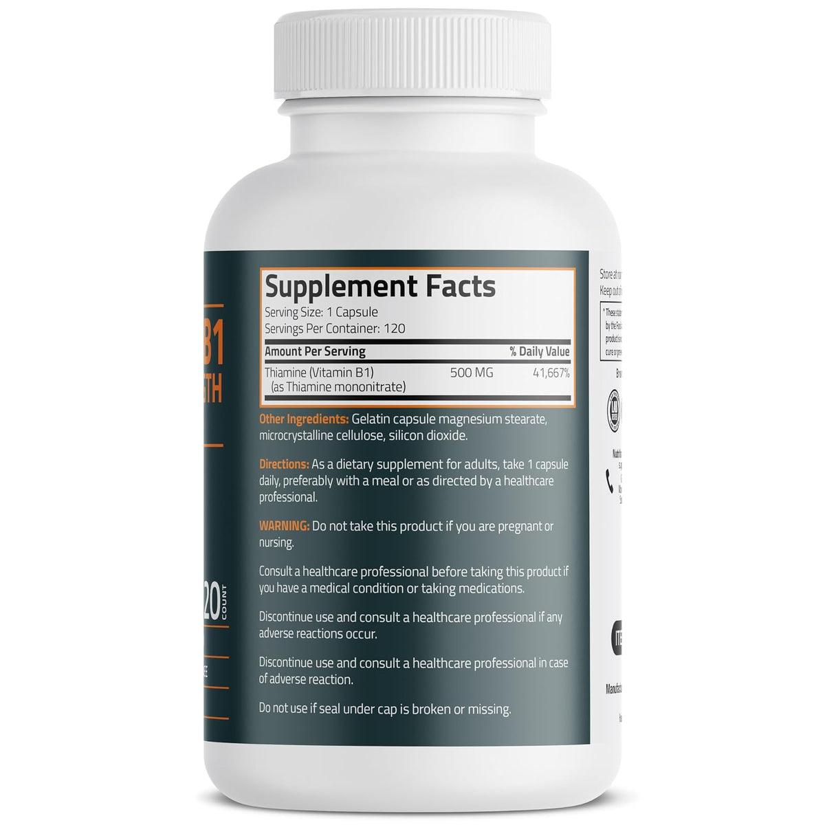 high potency vitamin B1 for energy