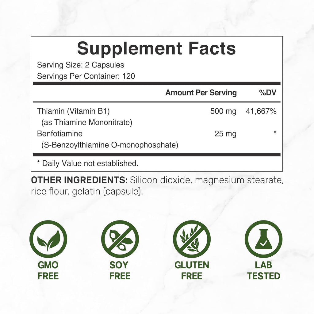 high potency vitamin B1 supplement