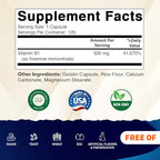 high potency Vitamin B1 supplement