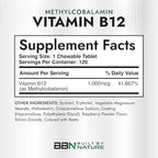high potency vitamin B12 1000 mcg