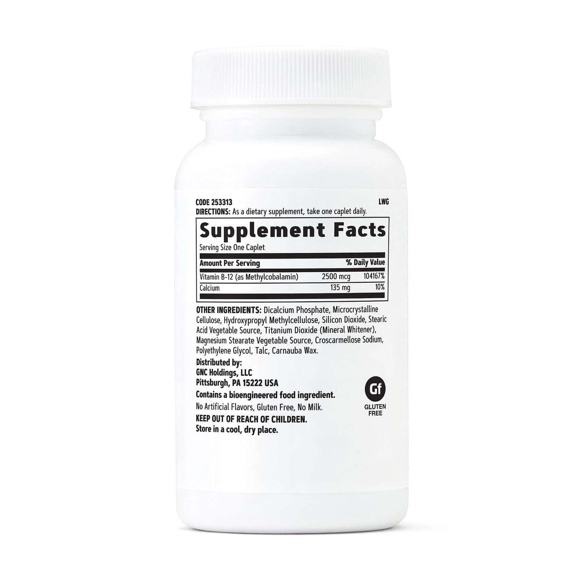 high potency vitamin B12 2500 mcg