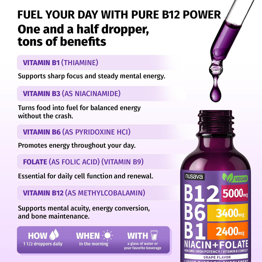 high potency vitamin B12 5000 mcg