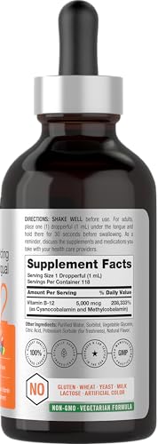 high potency vitamin B12 5000 mcg