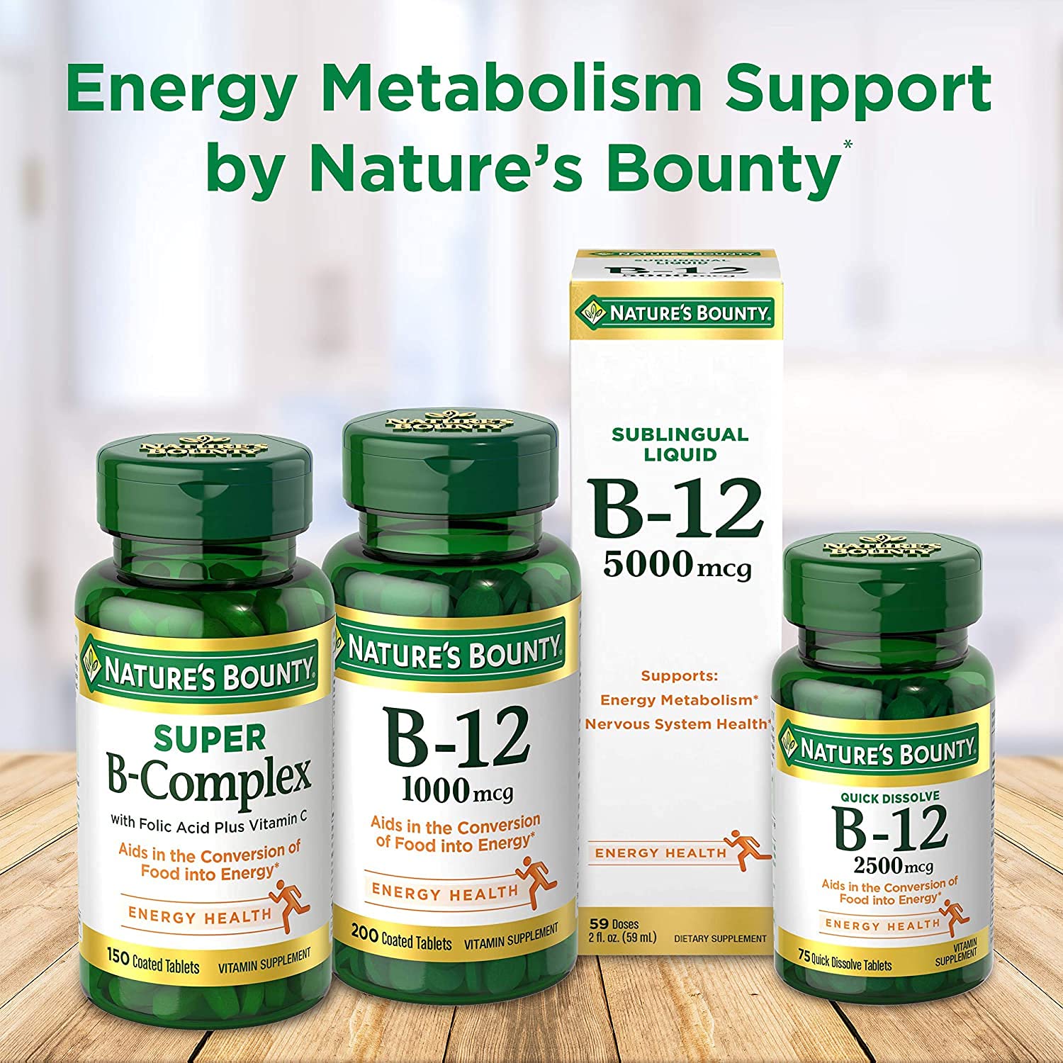 high potency vitamin B12 for vitality