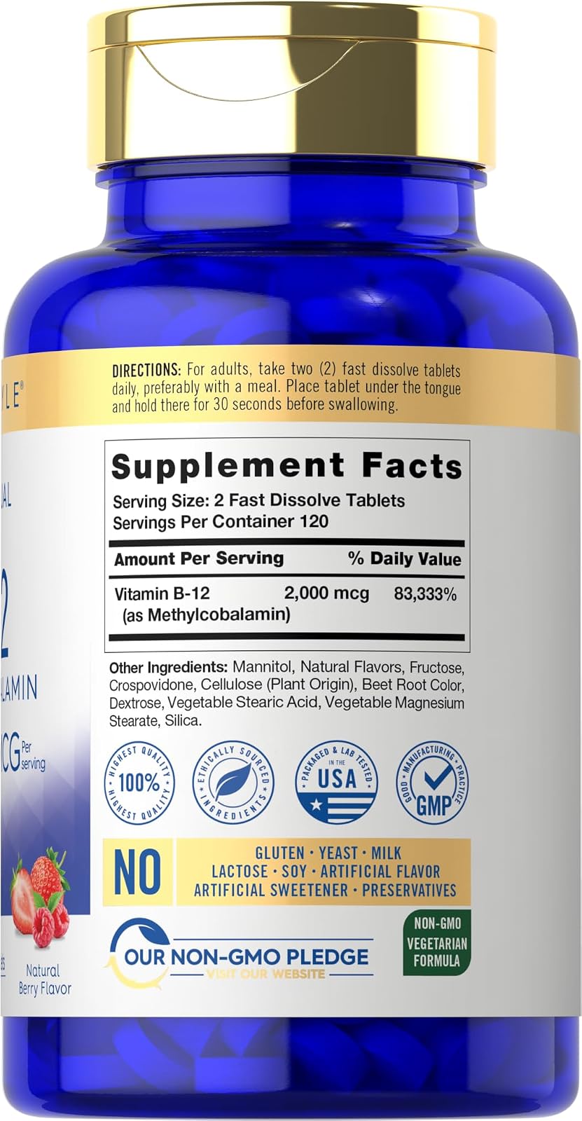 high potency vitamin B12 methylcobalamin