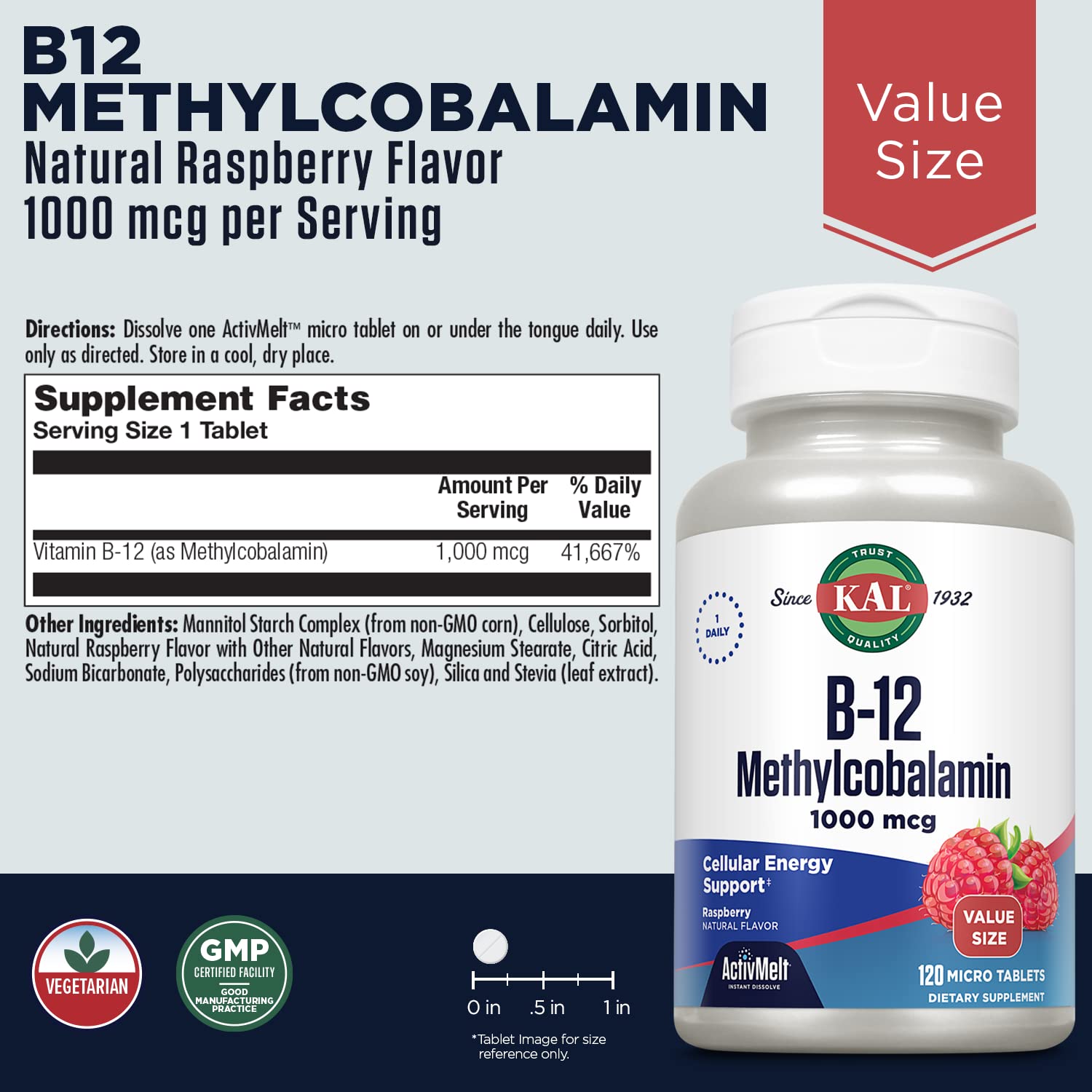 high potency vitamin B12 micro tabs