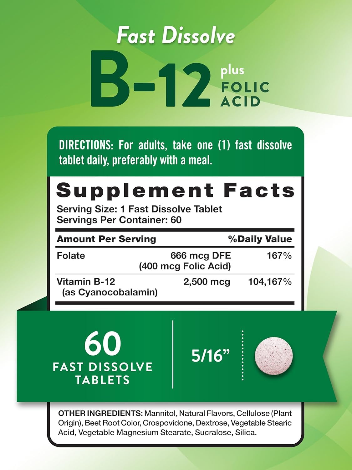 high potency vitamin B12 supplement