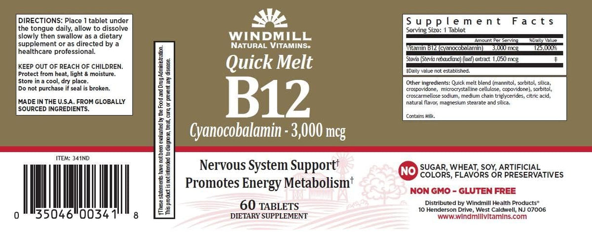 high potency vitamin b12 supplement