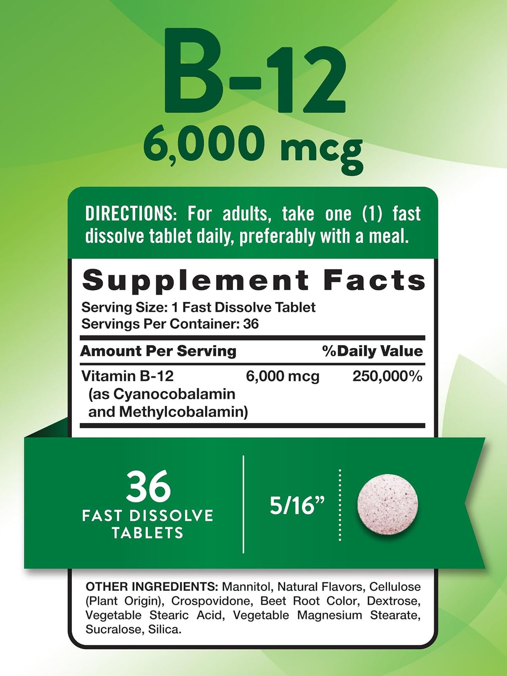 high potency vitamin B12 supplement