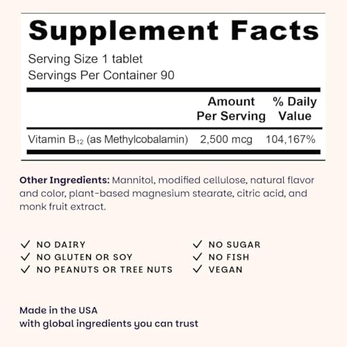 high potency vitamin B12 supplement