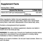 high potency vitamin B12 supplement