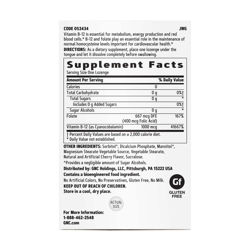 high potency vitamin B12 supplement