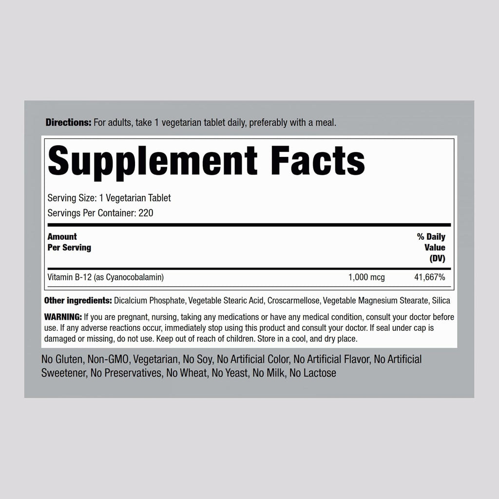 high potency vitamin B12 supplement