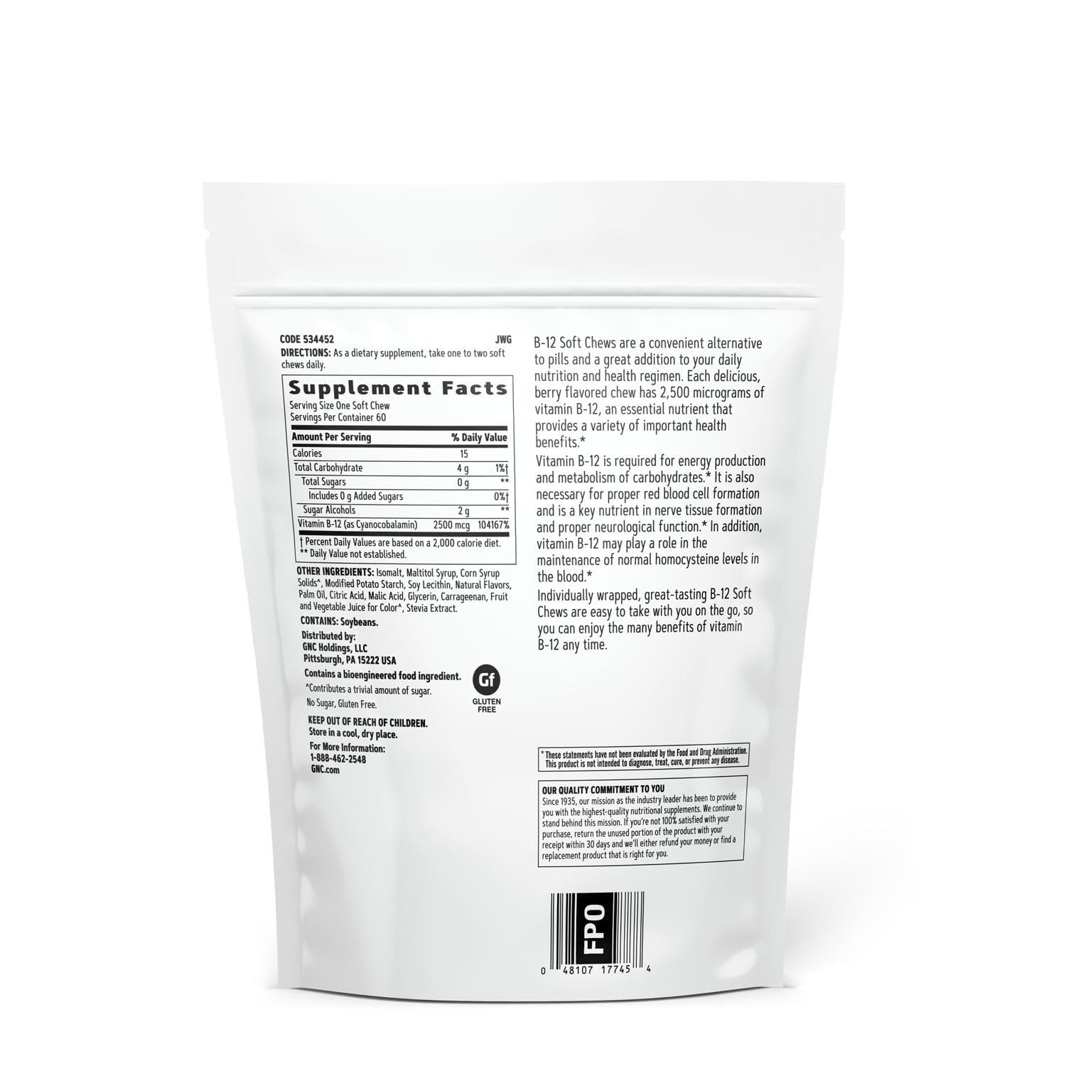 high potency vitamin B12 supplement
