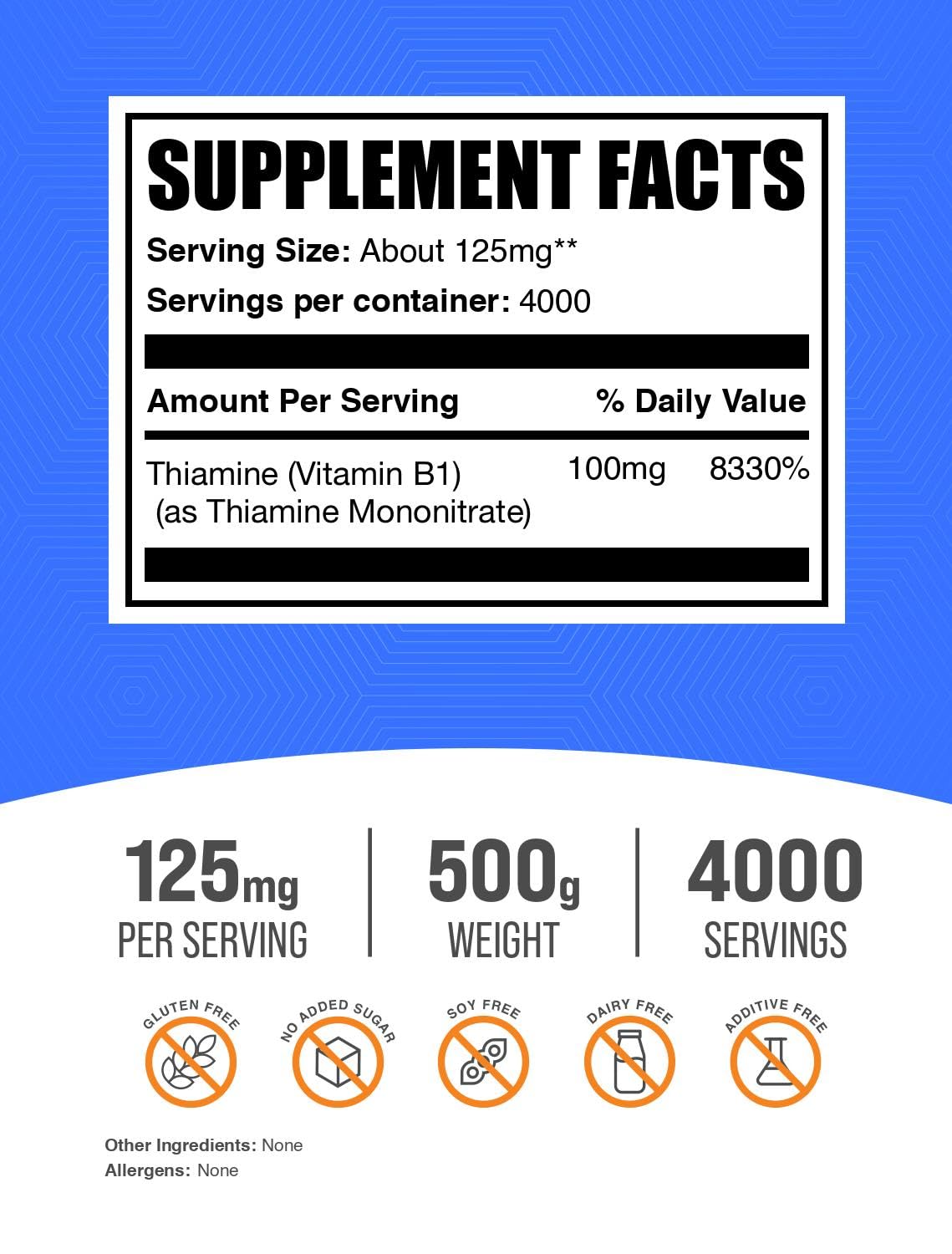 High potency vitamin B12 supplement