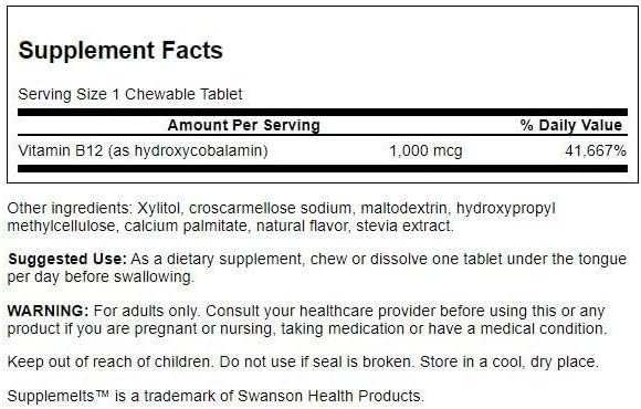 high potency vitamin B12 supplement