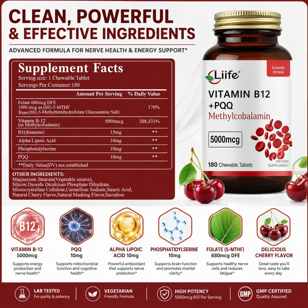 high potency Vitamin B12 supplement