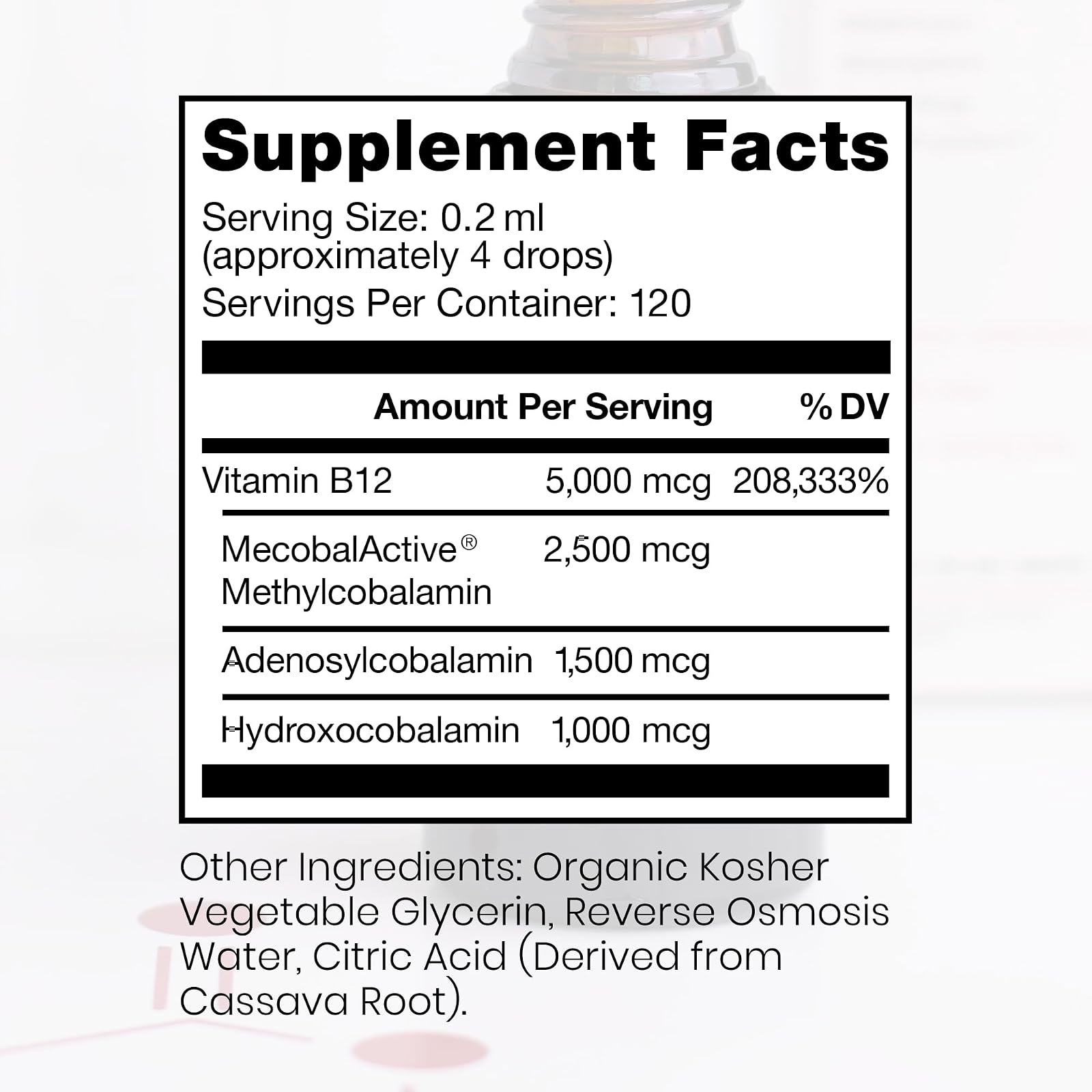 high potency vitamin B12 supplement