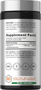 high potency vitamin B12 supplement
