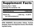 High potency Vitamin B12 tablets