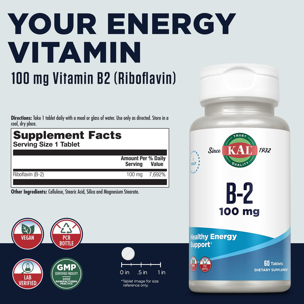 high potency Vitamin B2 supplement