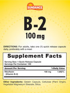 High potency Vitamin B2 supplement