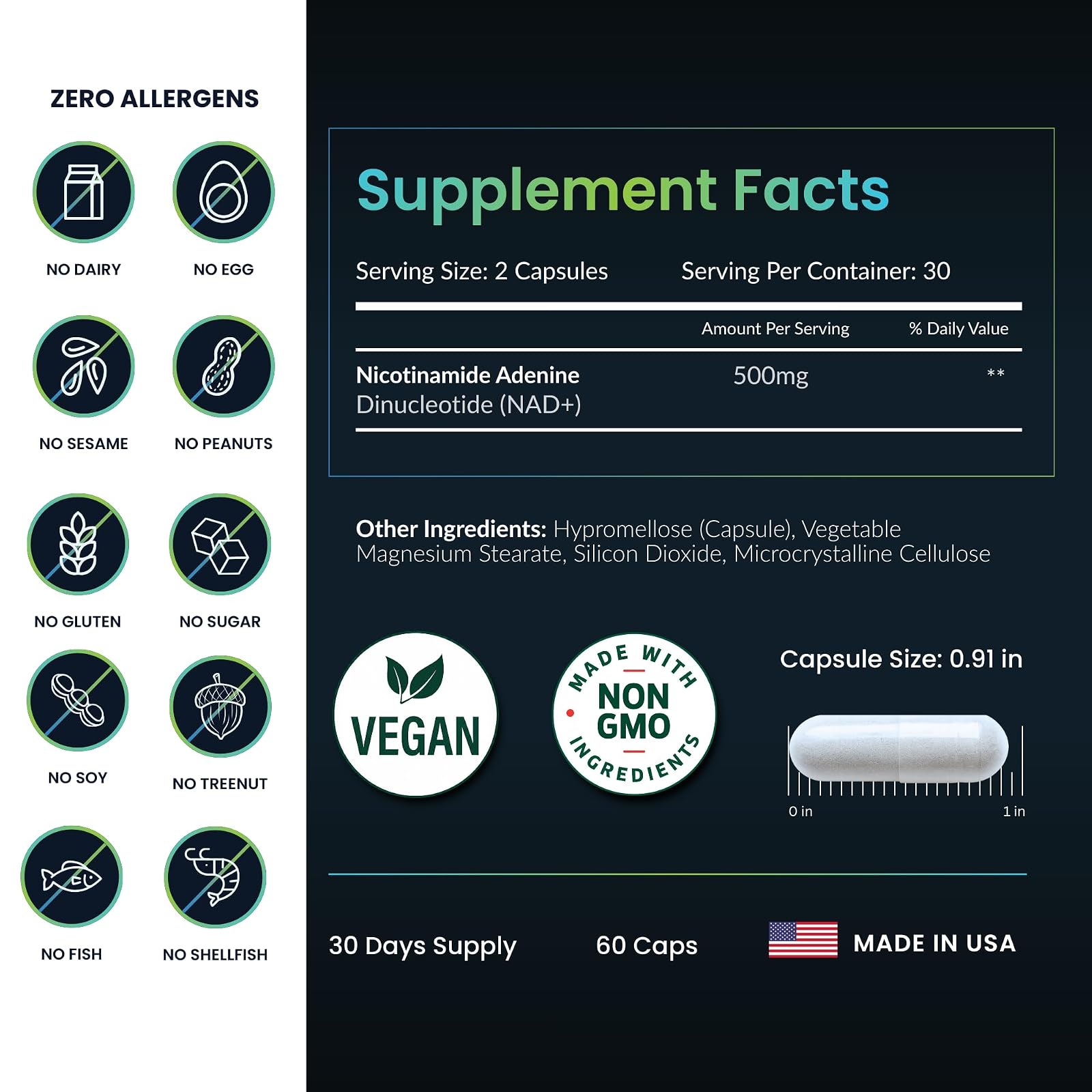 High potency vitamin B3 supplement