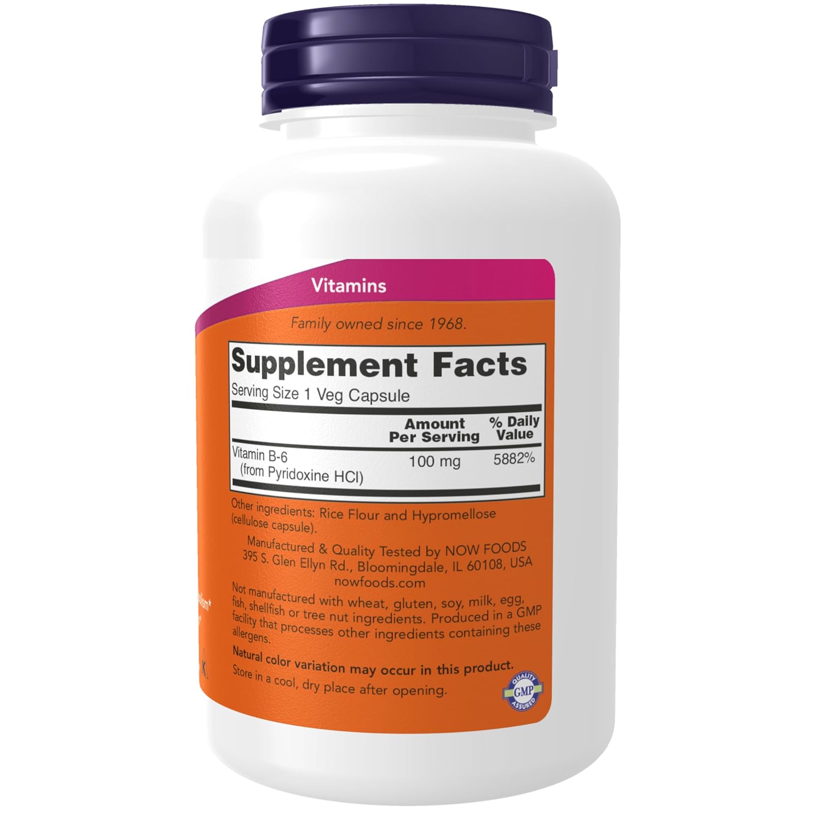 high potency Vitamin B6 capsules