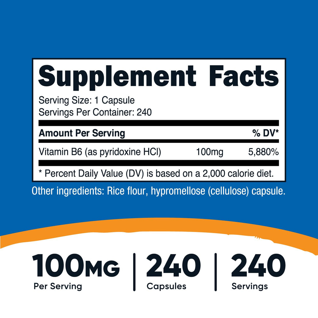 high potency Vitamin B6 supplement
