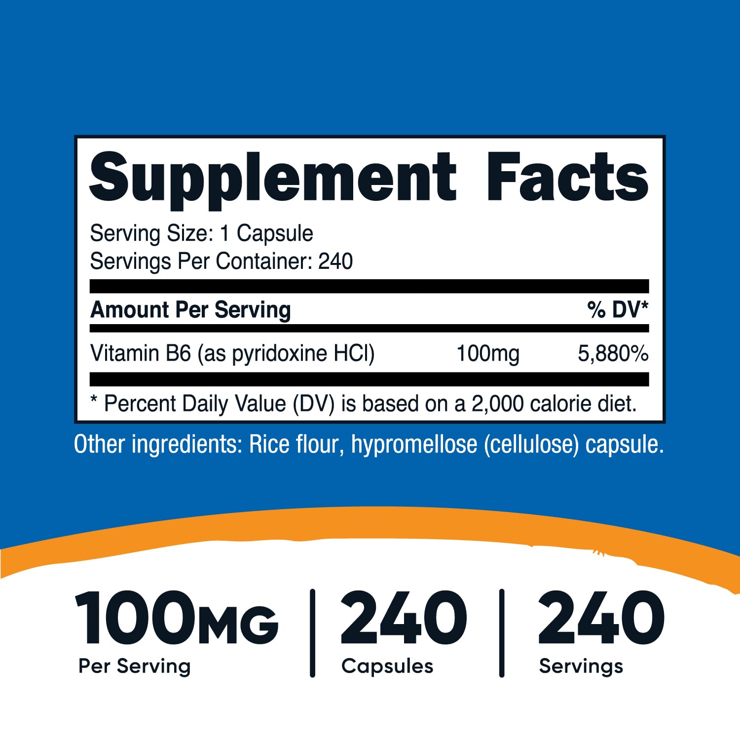 high potency Vitamin B6 supplement