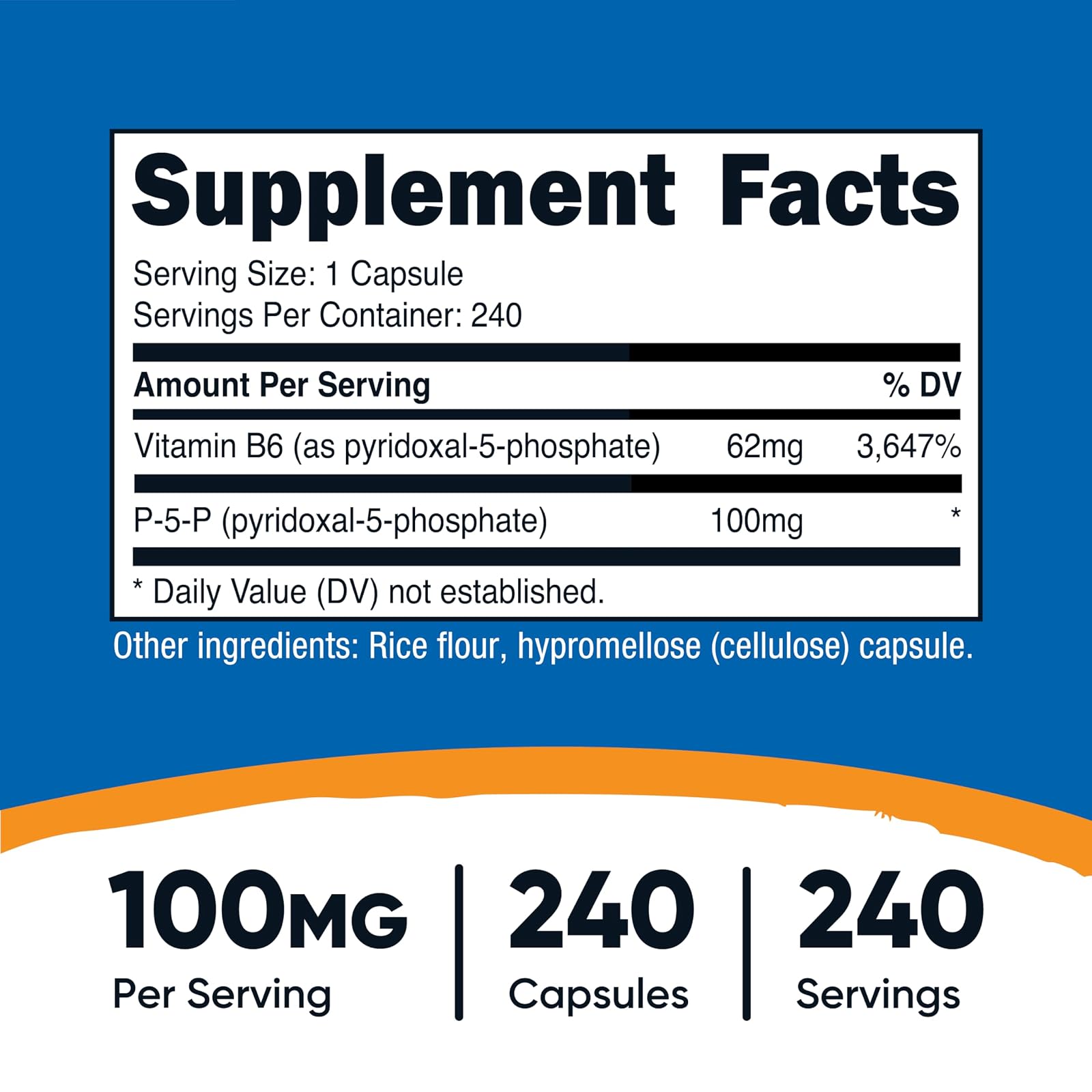 high potency Vitamin B6 supplement