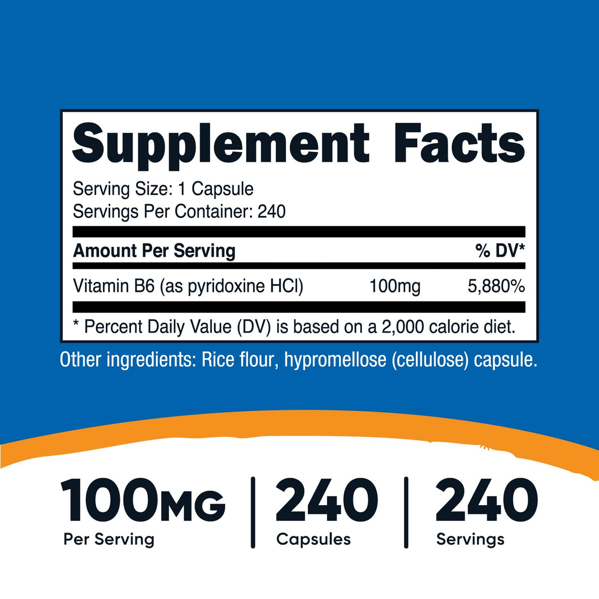 high potency Vitamin B6 supplement
