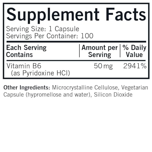 High potency Vitamin B6 supplement