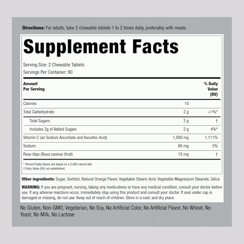 high potency vitamin C 1000 mg