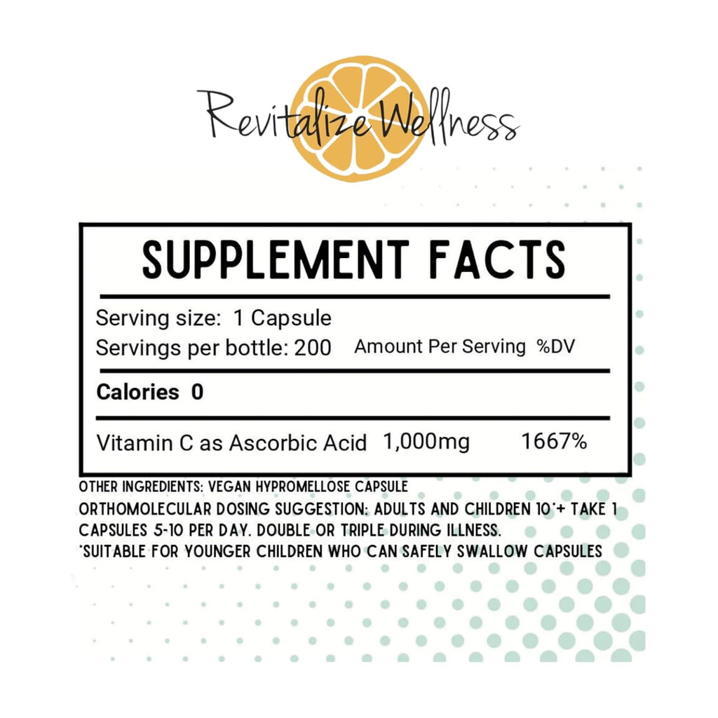 high potency Vitamin C 1000 mg