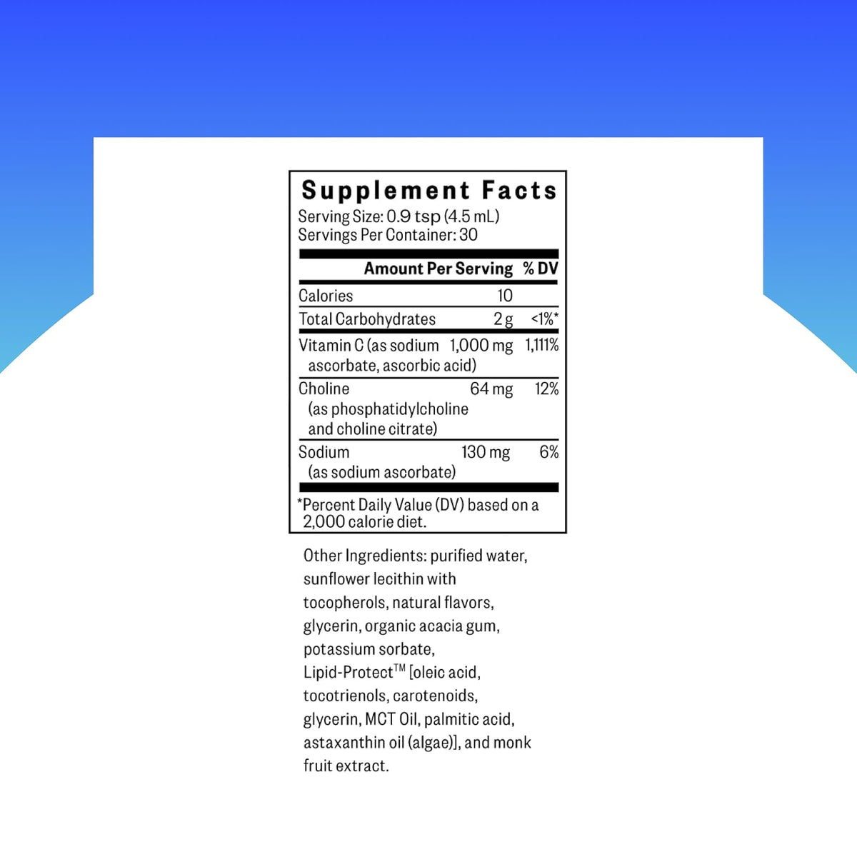 High potency vitamin C 1000mg