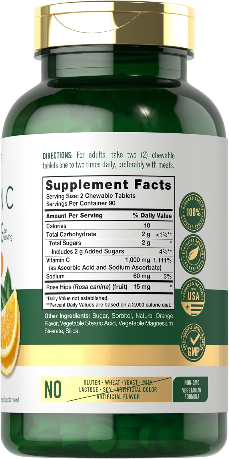 high potency vitamin C 1000mg
