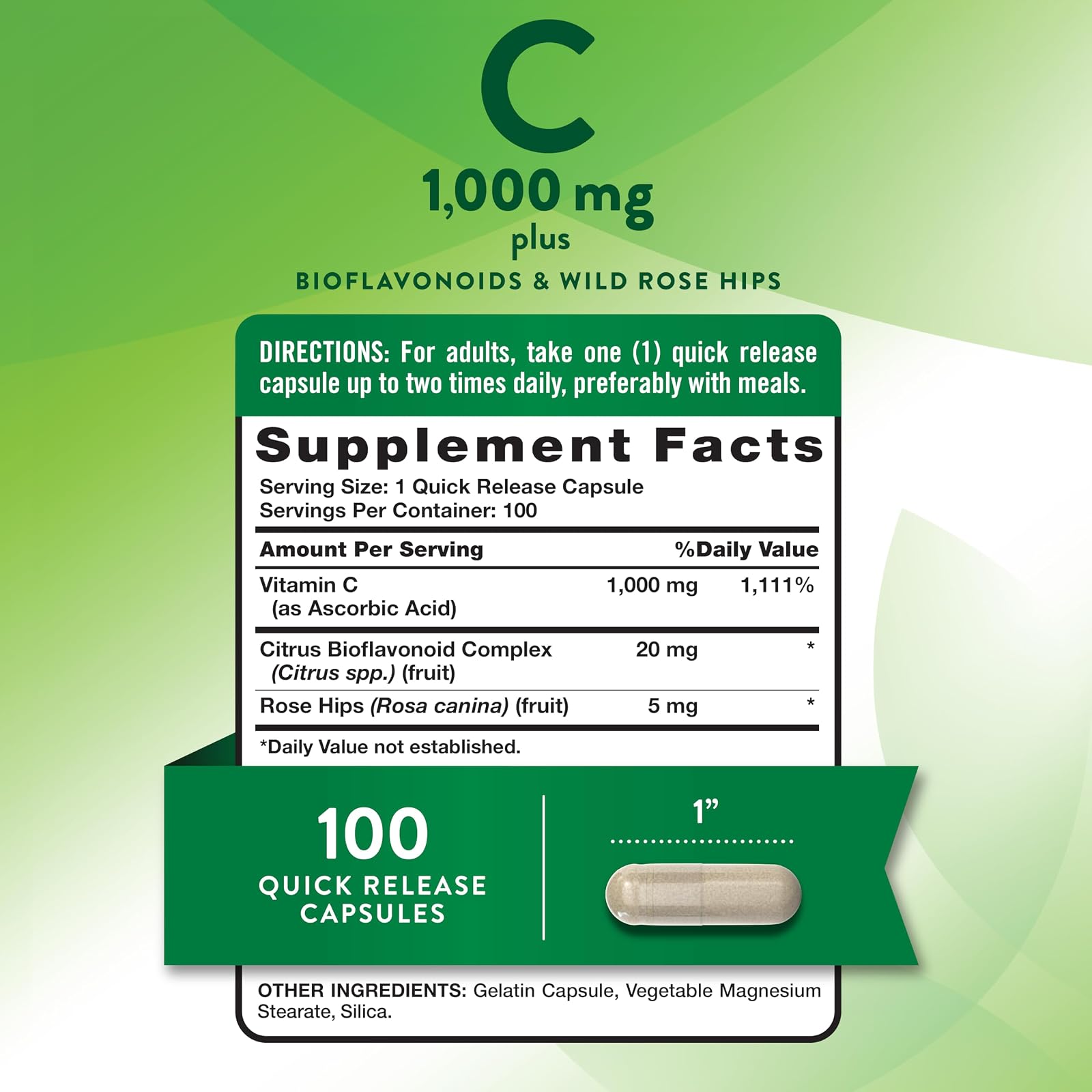 high potency vitamin C 1000mg