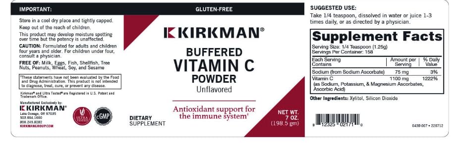 High potency vitamin C 1100 mg