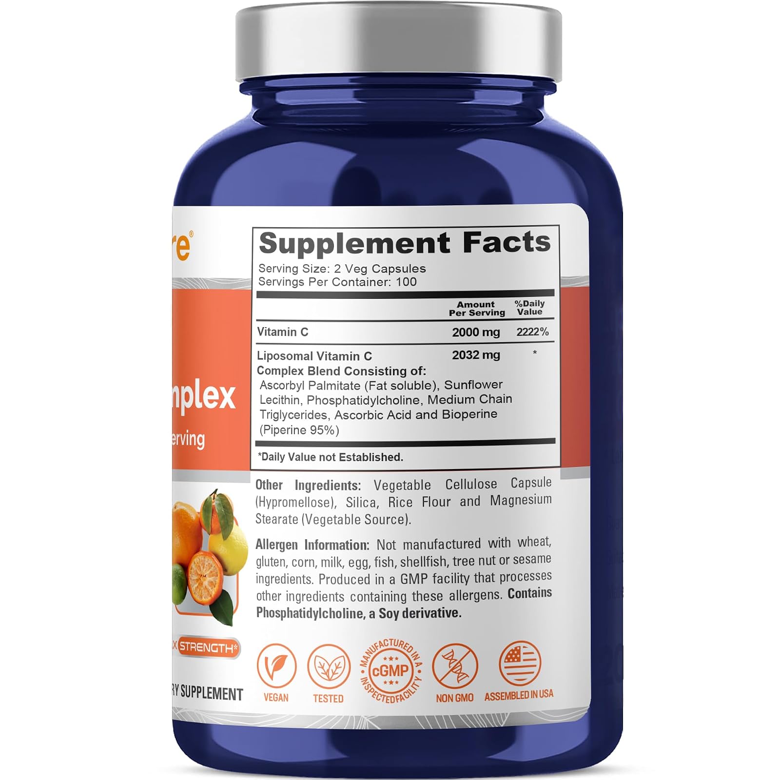 high potency vitamin c 2032 mg