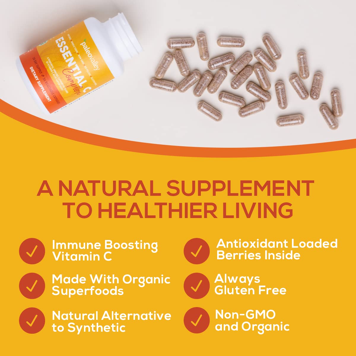 High potency vitamin C 450 mg capsules