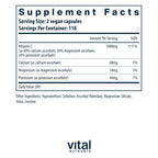 High potency vitamin C 500 mg supplement